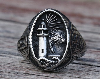 Lighthouse Ring | Etsy