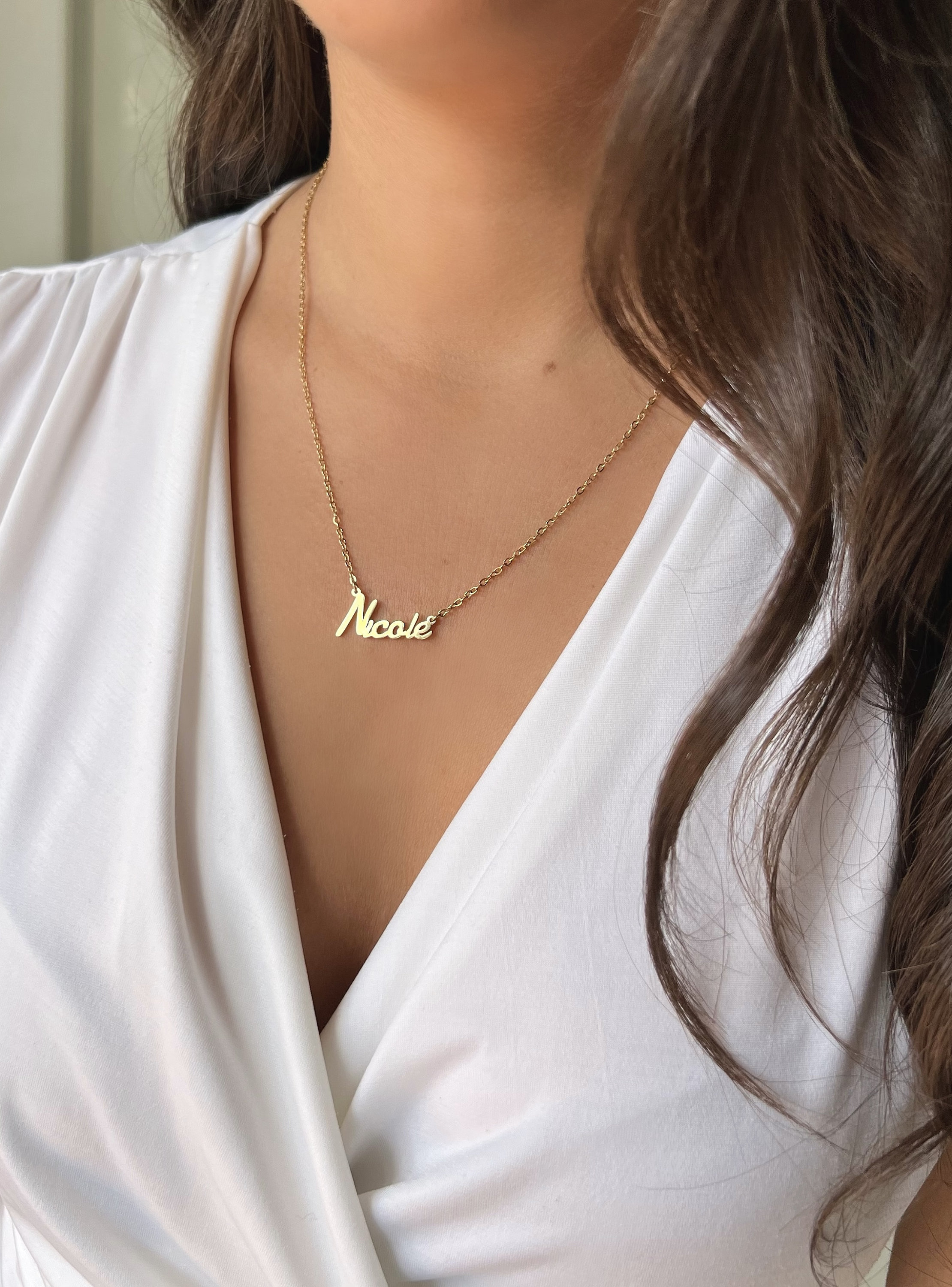 Personalized Name Necklaceyour Name Custom Dainty | Etsy