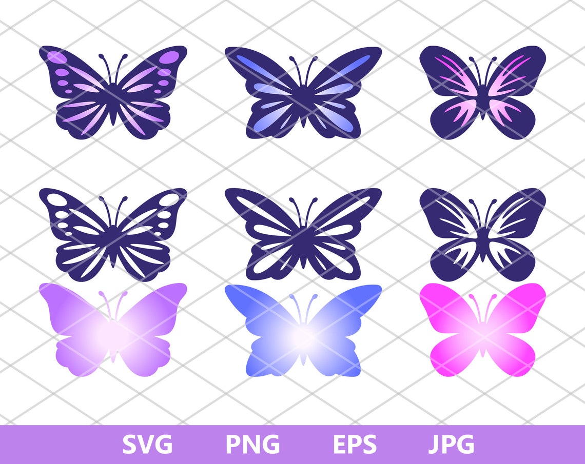 Butterfly SVG Bundle, Butterfly SVG Layered, Butterfly Png, Butterfly ...