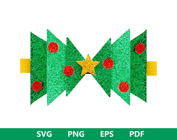 Christmas Bow Template Printable