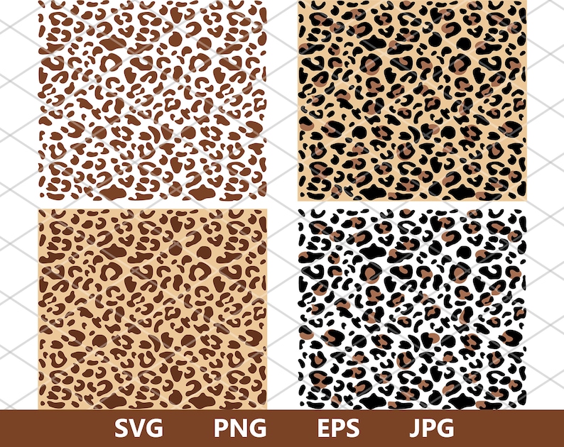 Leopard Print SVG Leopard Pattern Svg Leopard Svg Animal - Etsy
