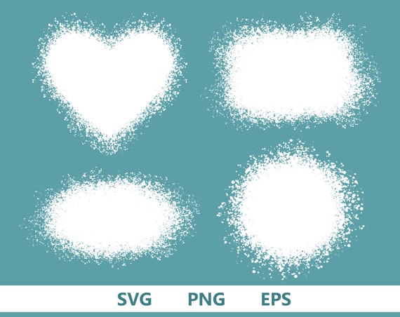 Paint Brush Stroke Svg Bleached Effect Design Bundle Bleach - Etsy Canada