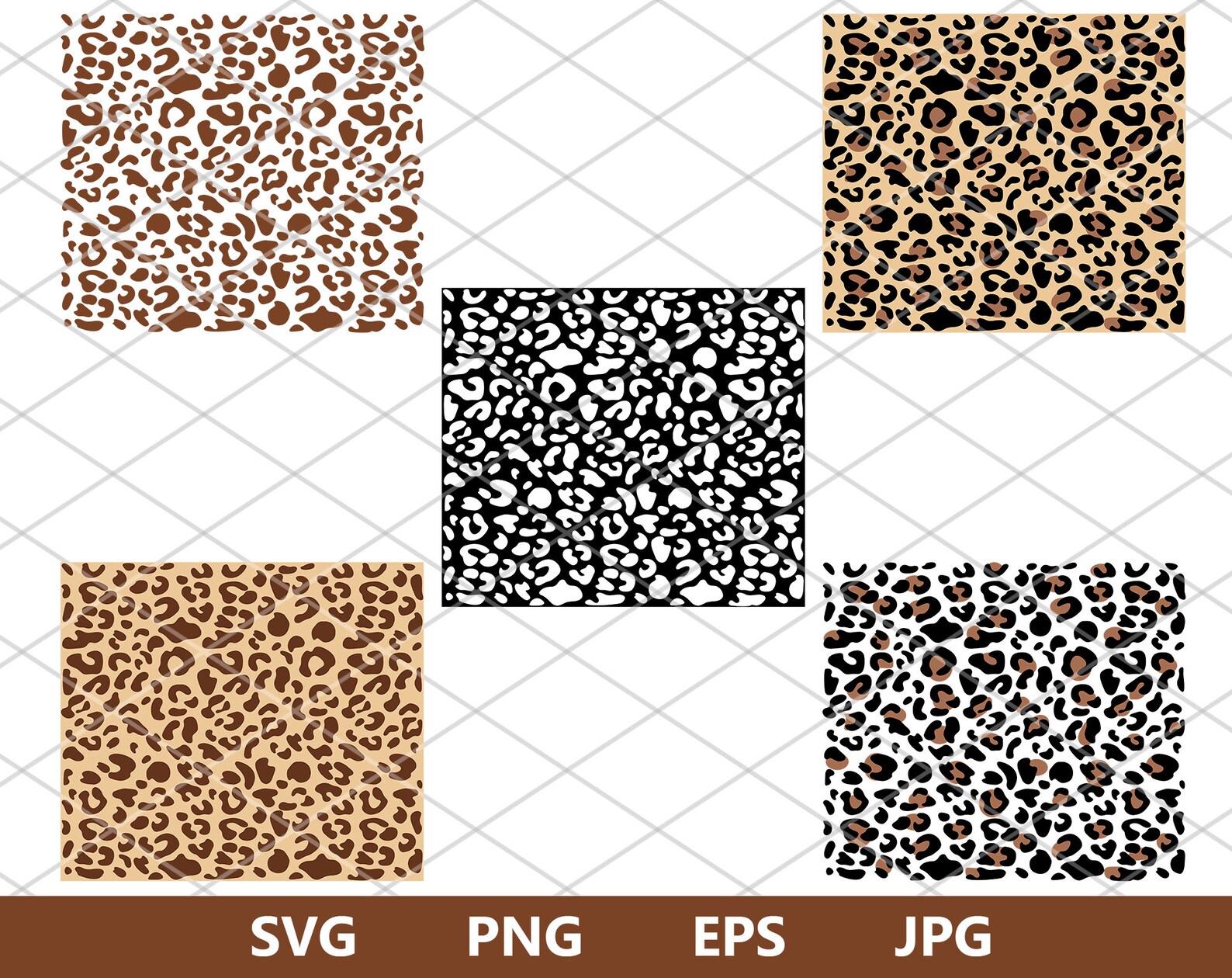 Leopard Print SVG Leopard Pattern Svg Leopard Svg Animal - Etsy