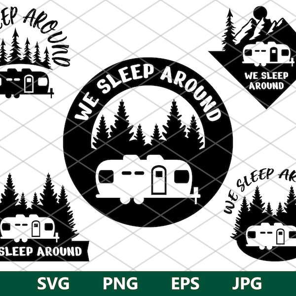 We Sleep Around Svg - Etsy