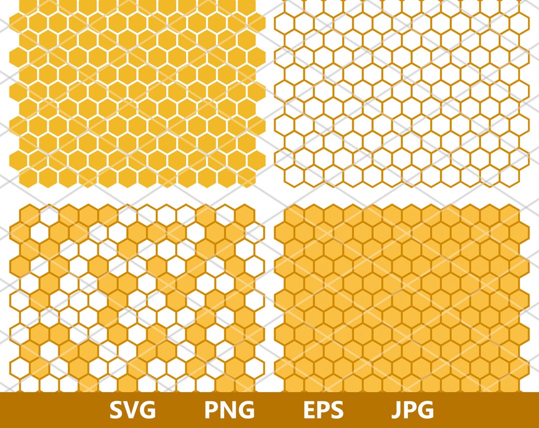 Honeycomb Pattern Svg, Honeycombs SVG, Honey Drips Svg, Honeycomb ...