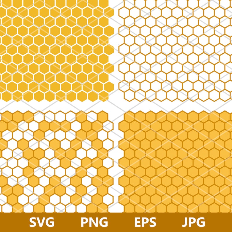 Honeycomb Pattern Svg - Etsy