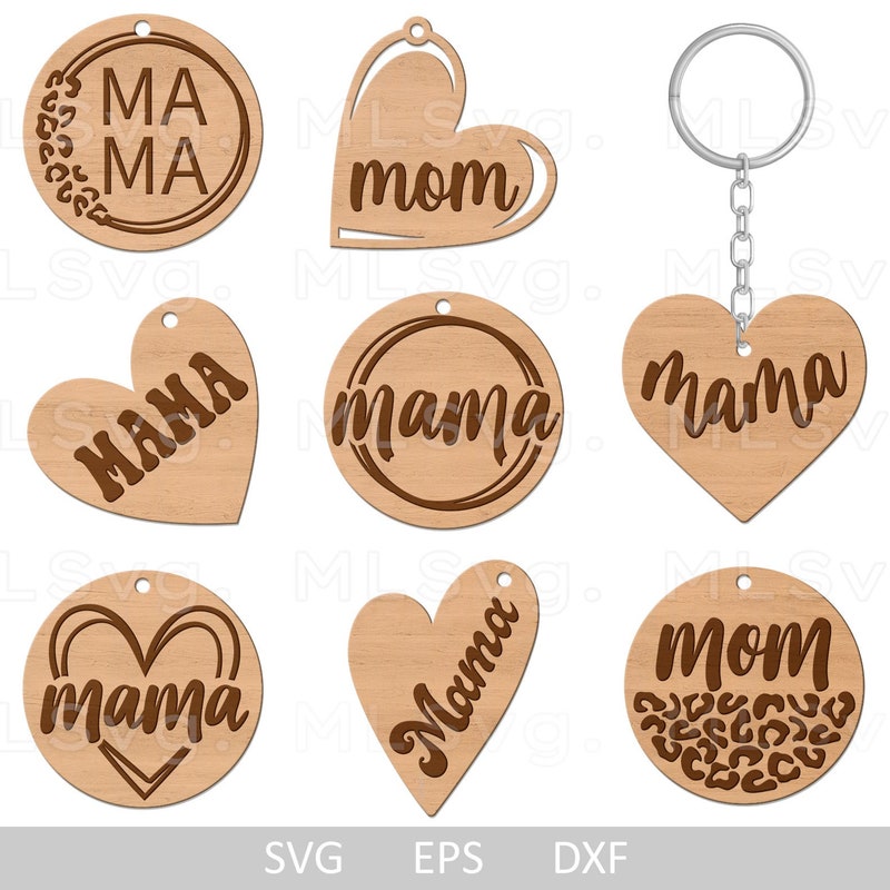Wood Keychains - Etsy