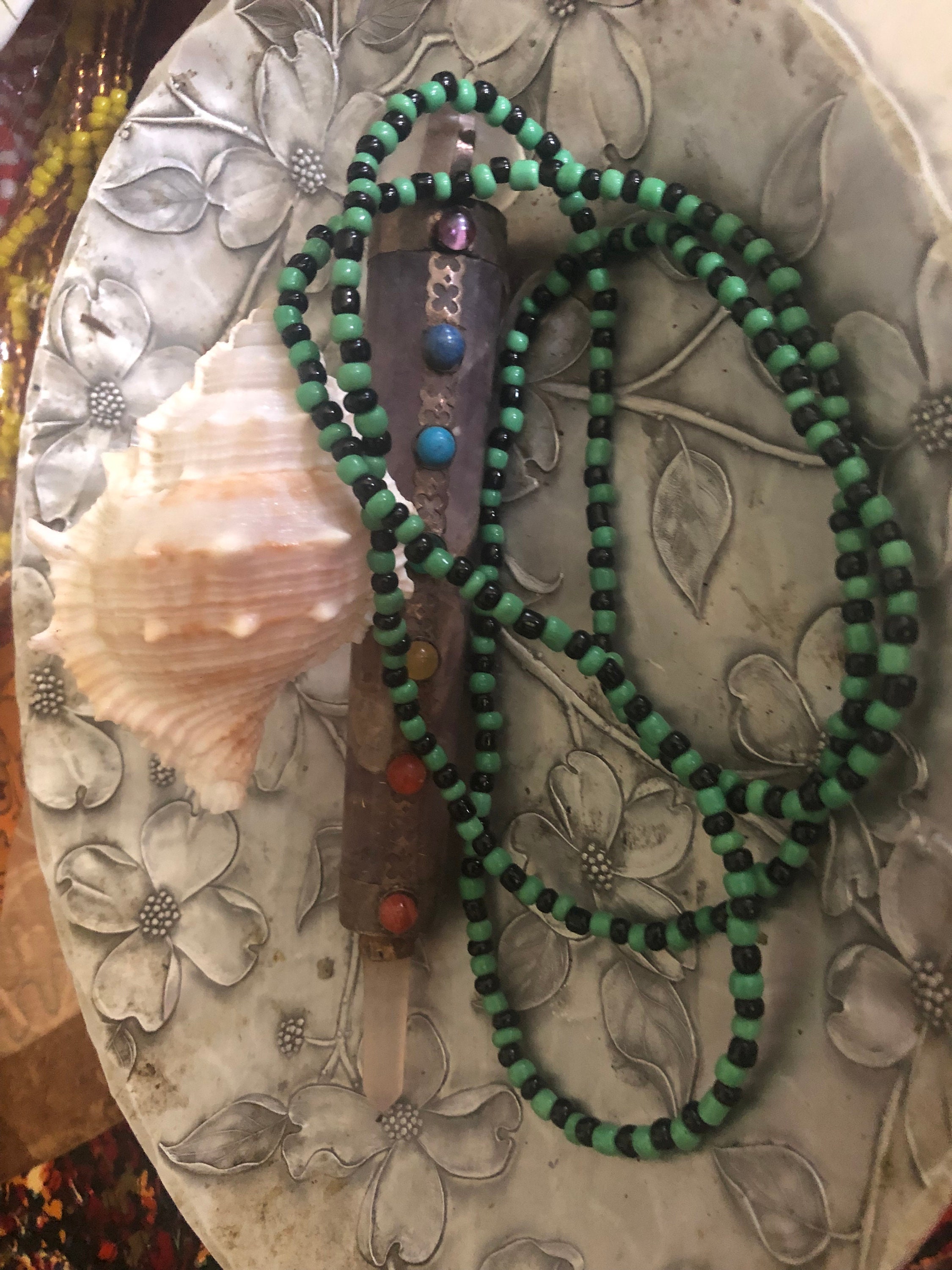 Ogun Eleke Collar Ileke De Orisha Santeria IFA Yoruba Lucumi Lukumi ...