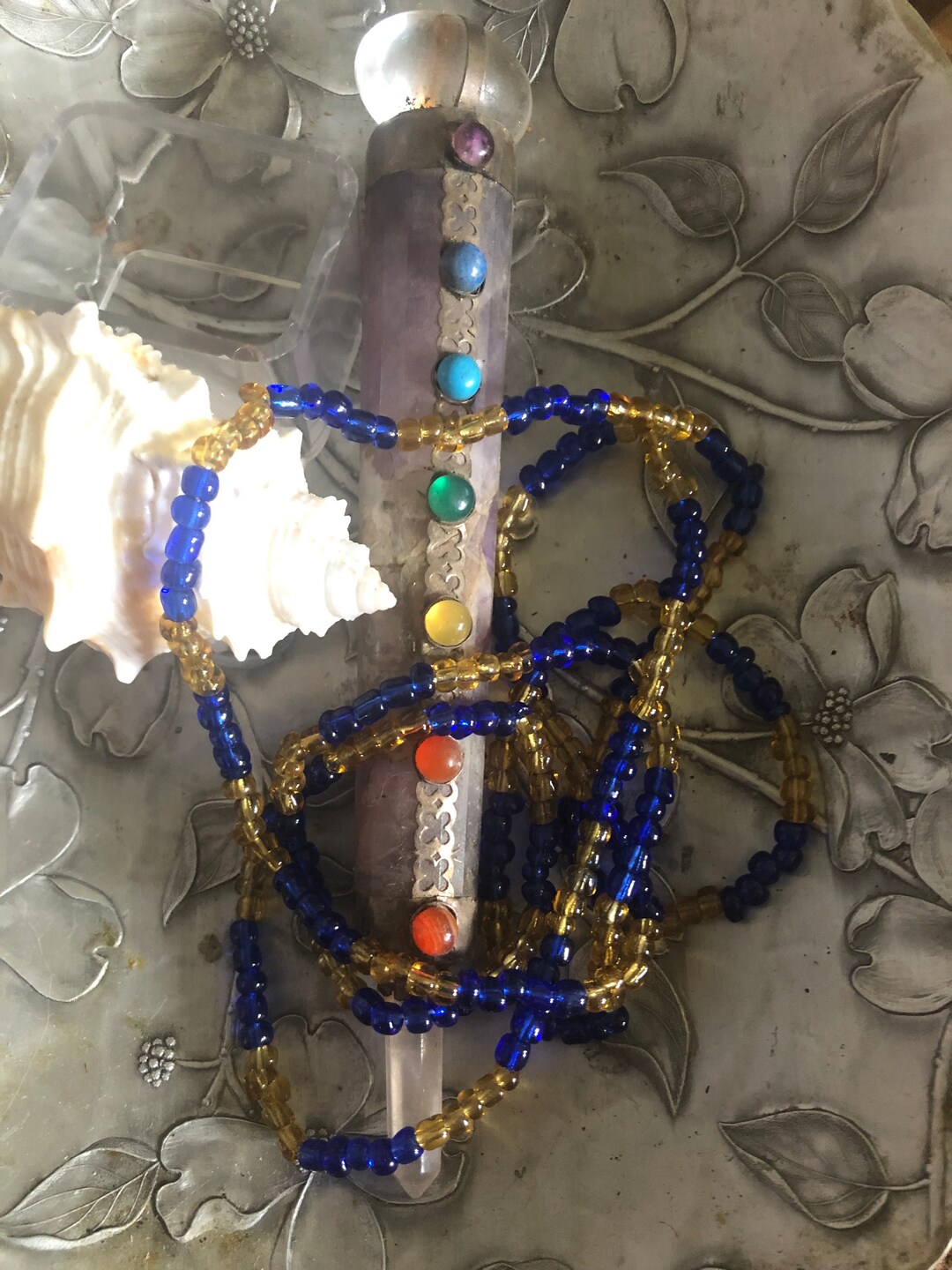 Collare Ochosi Eleke Ileke de Orisha Santeria IFA Yoruba Lucumi Lukumi ...