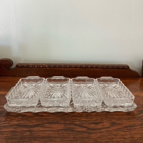 Cut Glass Tray - Etsy