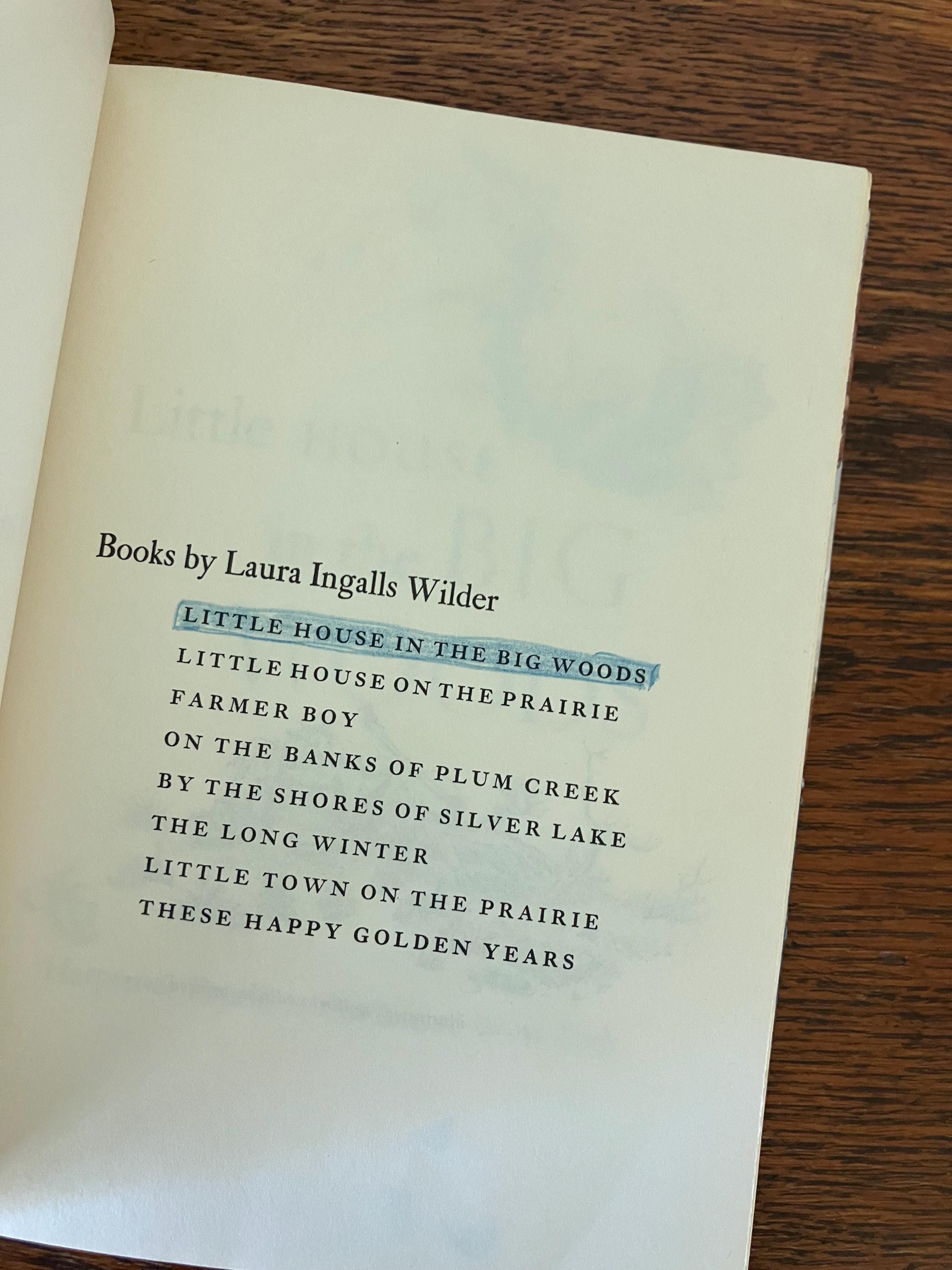 Little House in the Big Woods by Laura Ingalls Wilder / Hardback 1953 ...