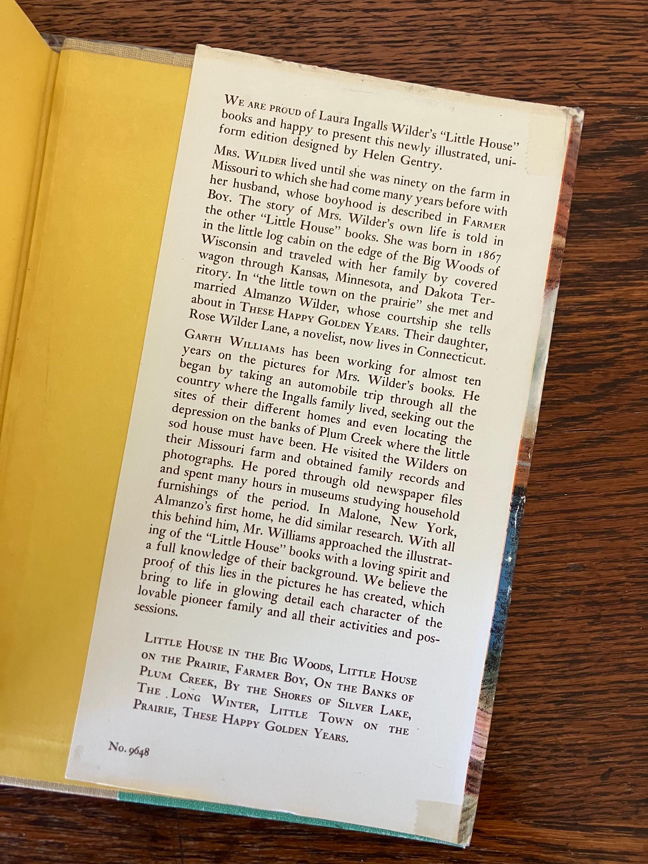 Little House in the Big Woods by Laura Ingalls Wilder / Hardback 1953 ...