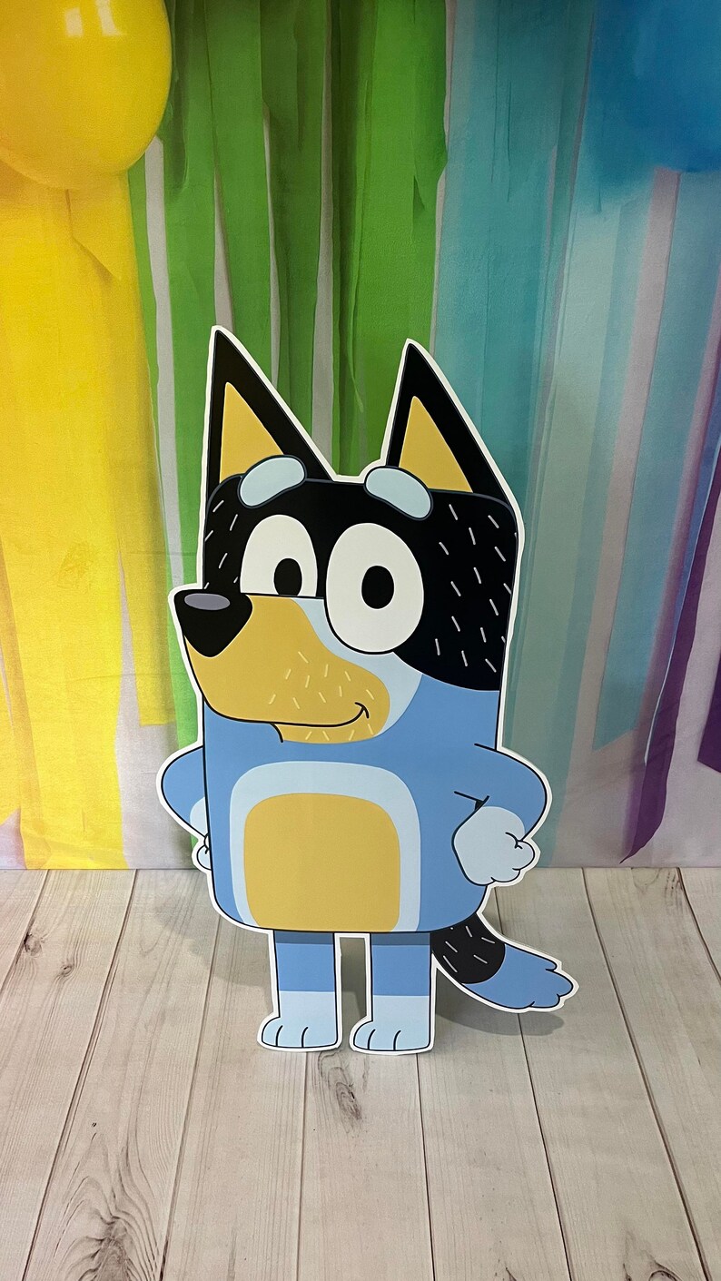 Bluey Bluey and Bingo Cutout Party Character Cutout Prop - Etsy Australia