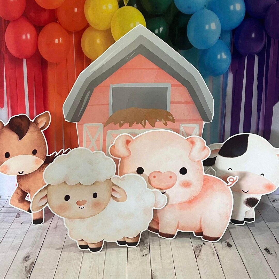 Farm Animal Cutouts Pig Cutout Horse Cutout Animal Cutout - Etsy
