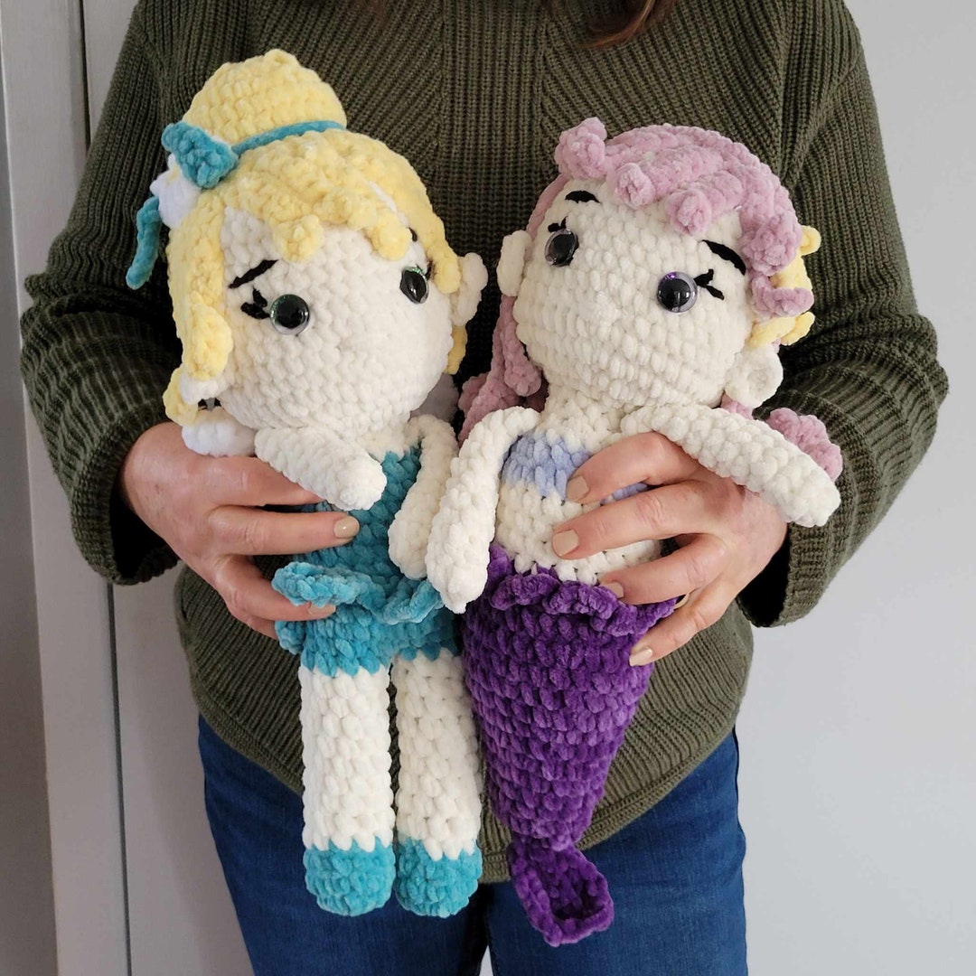 Mermaid, Tinker Bell, Amigurumi Doll, Children's Toy, Handmade Plush - Etsy