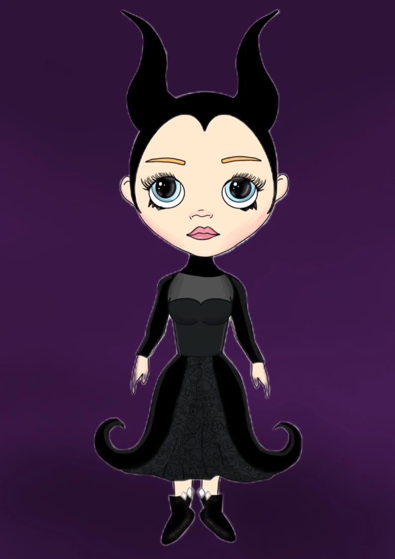Printable Witch Paper Doll Set, DIY Cut Out Halloween Dolls, Spooky ...