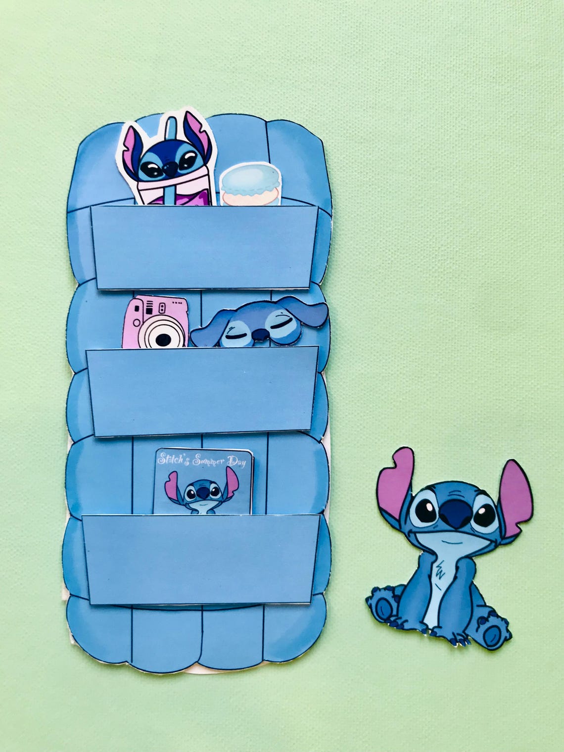 Printable Paper Doll With Sleeping Bag, Stitch Set, Toys and Outfits ...