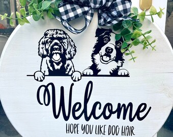Dog Custom Door Sign - Etsy