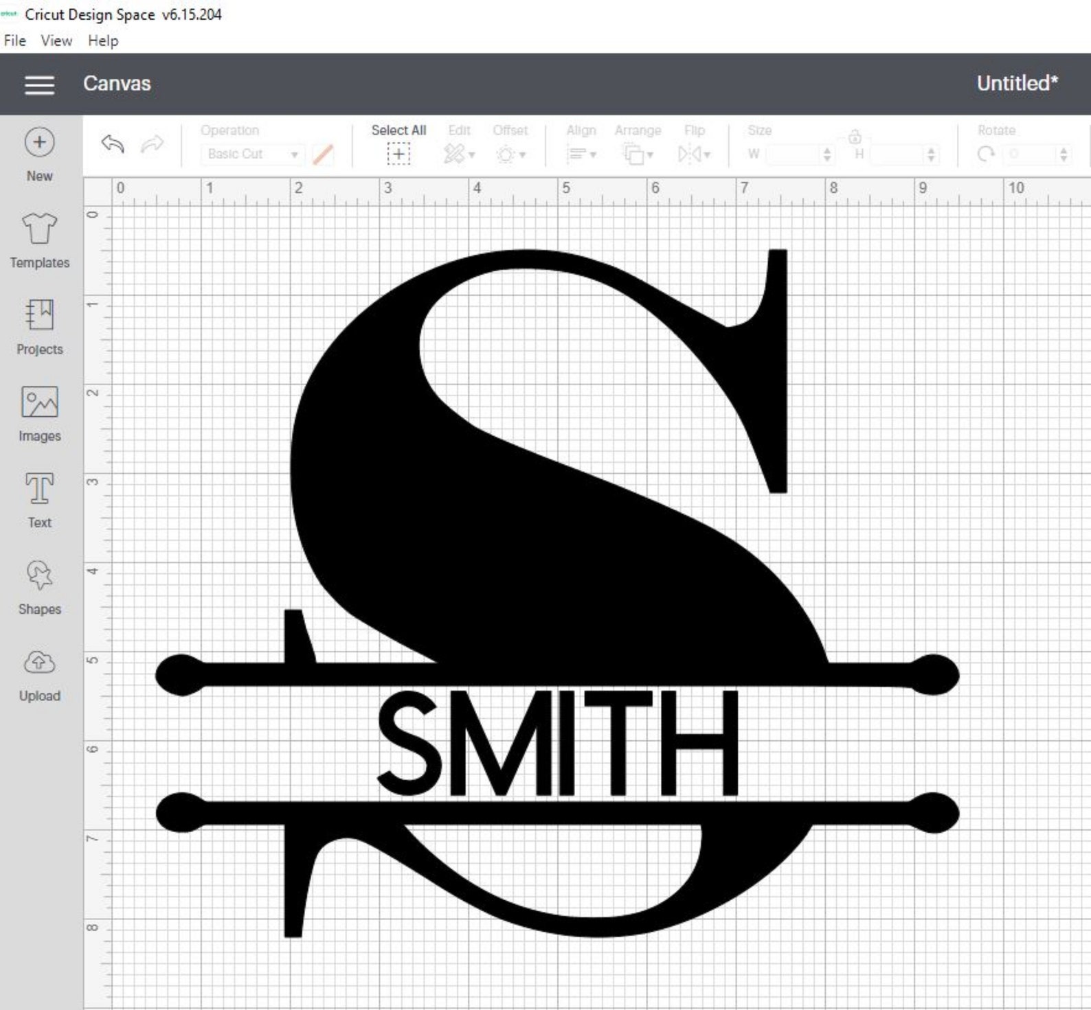 Split Monogram Letters Svg Png Dxf Eps Files Traditional Split Letters ...