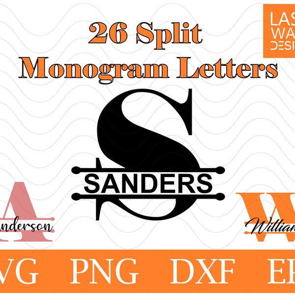 Lightburn Monogram - Etsy