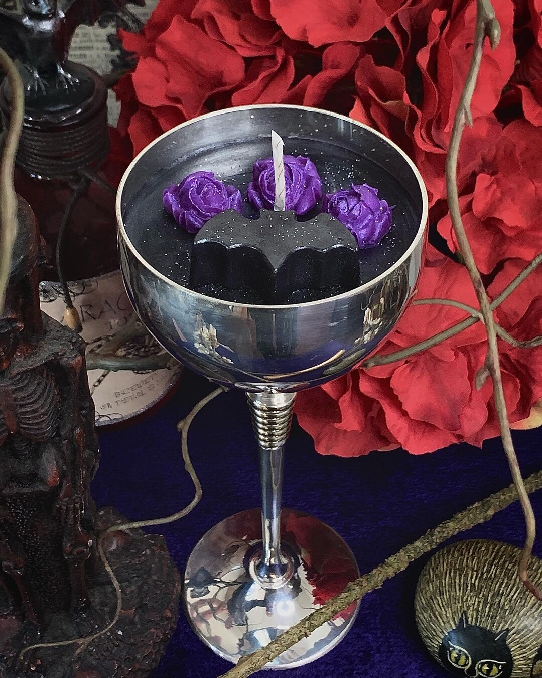 NOX Candle, Night Candle, Chalice Candle, Gothic Candle, Esoteric ...