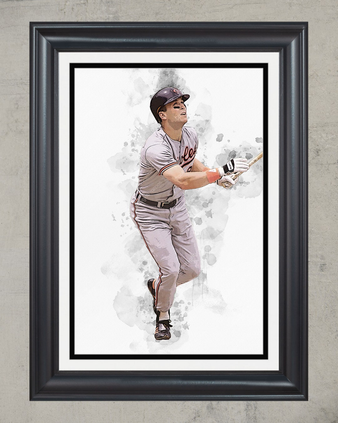 Baltimore Orioles Cal Ripken MLB Framed Poster Print Baseball - Etsy