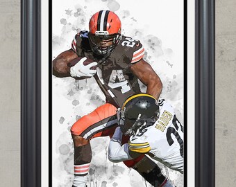 Nick Chubb Poster - Etsy