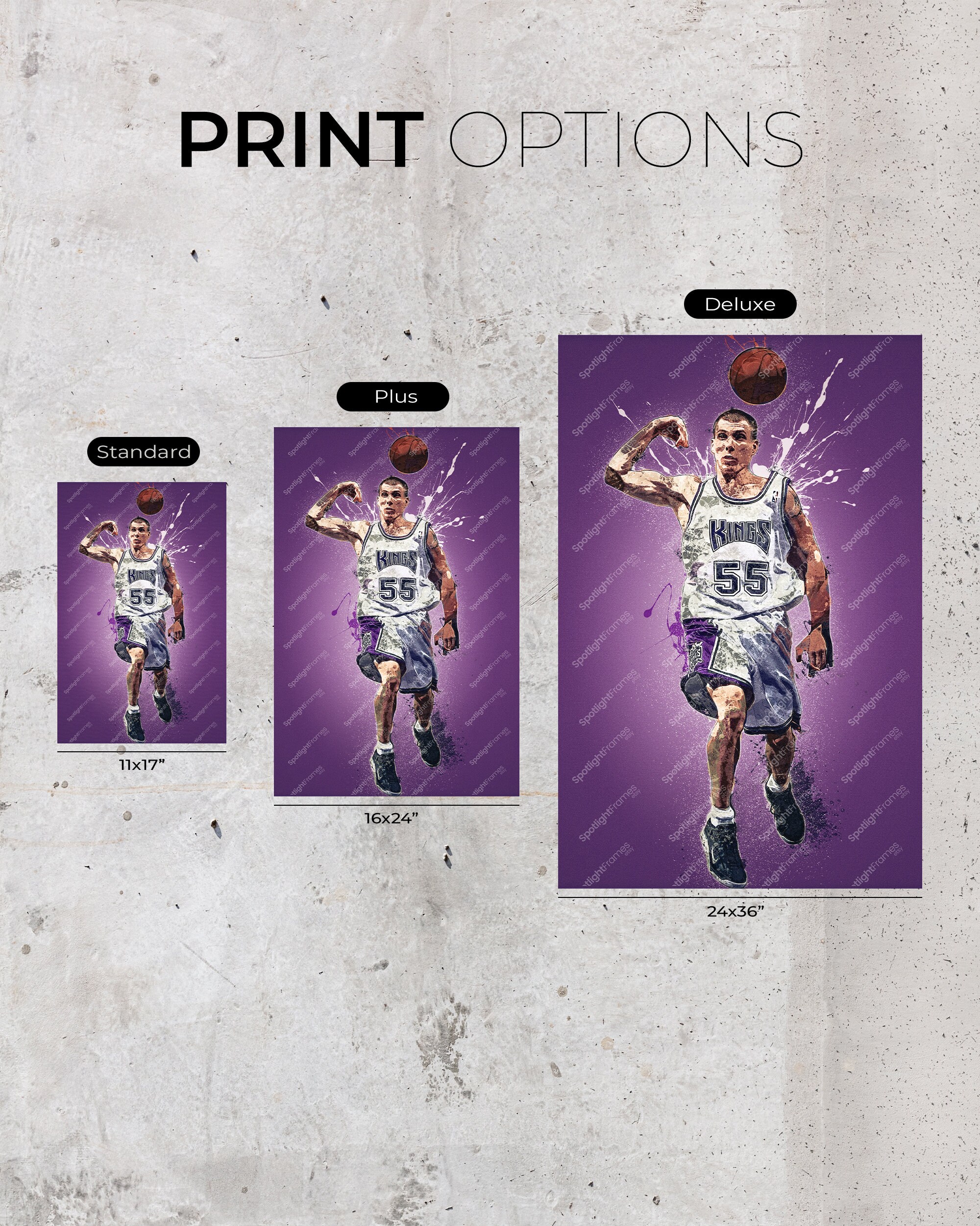 Jason Williams Splash Art Print Essential Basketball Poster - Etsy