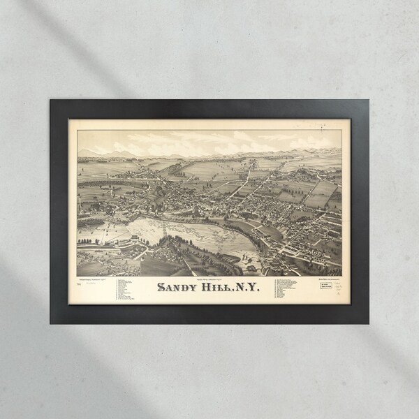 Sandy Hill Ny Map - Etsy