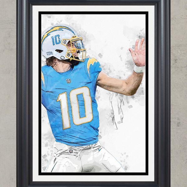 Justin Herbert Poster - Etsy