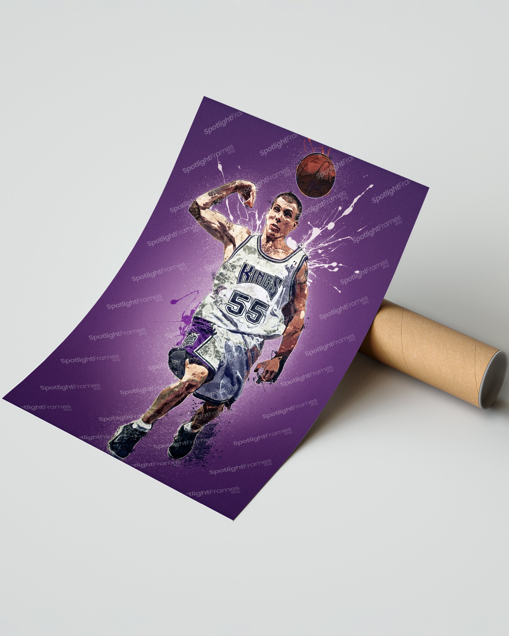 Jason Williams Splash Art Print, Essential Basketball Poster for ...