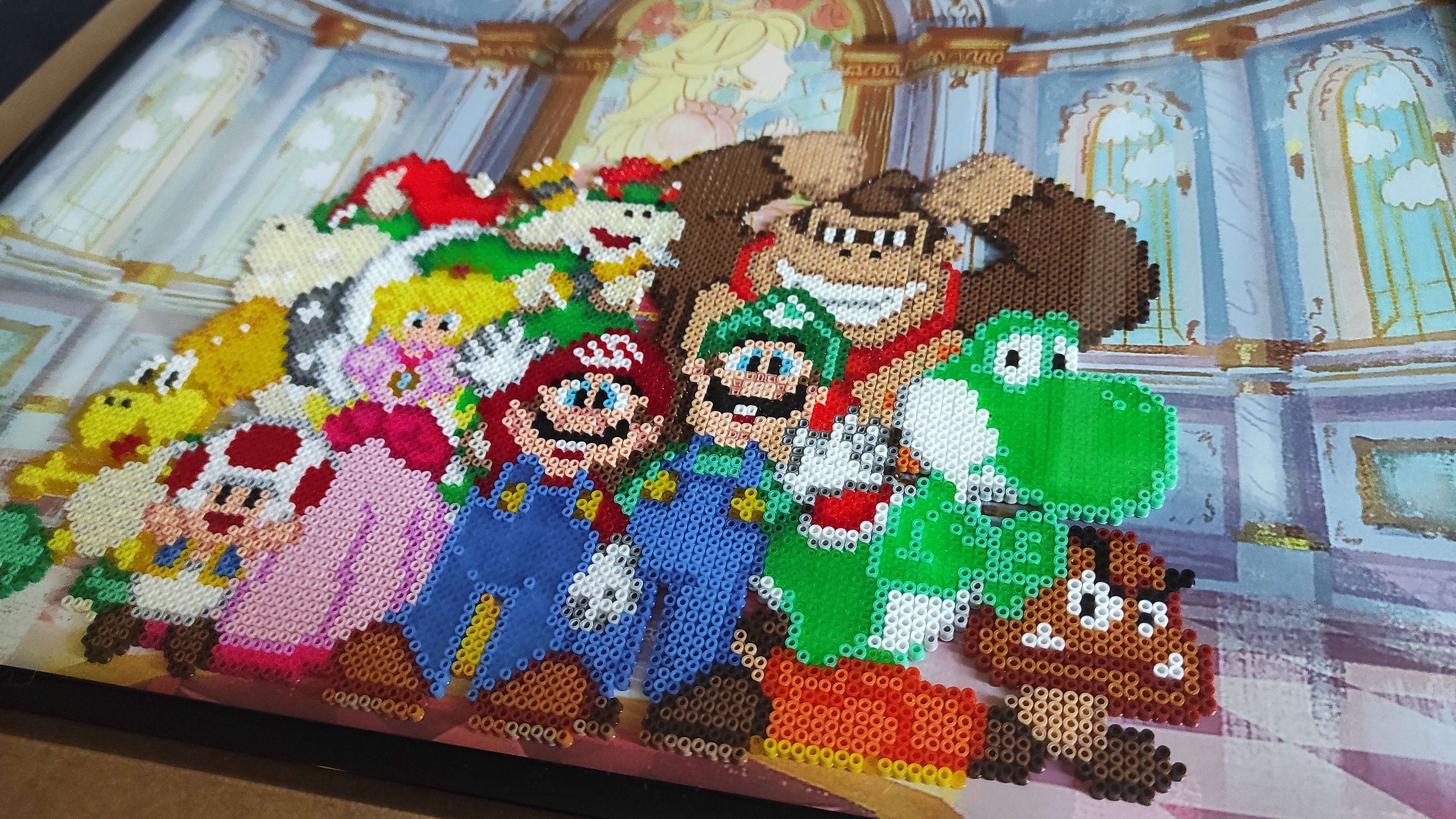 Mario Lun'hare Perler Painting - Etsy