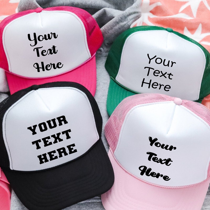 Custom Sport Trucker Hats - Etsy