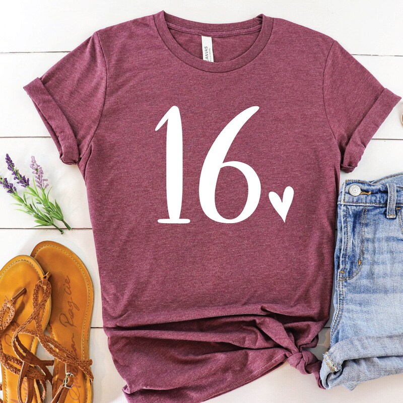 16th Birthday Shirt - Etsy