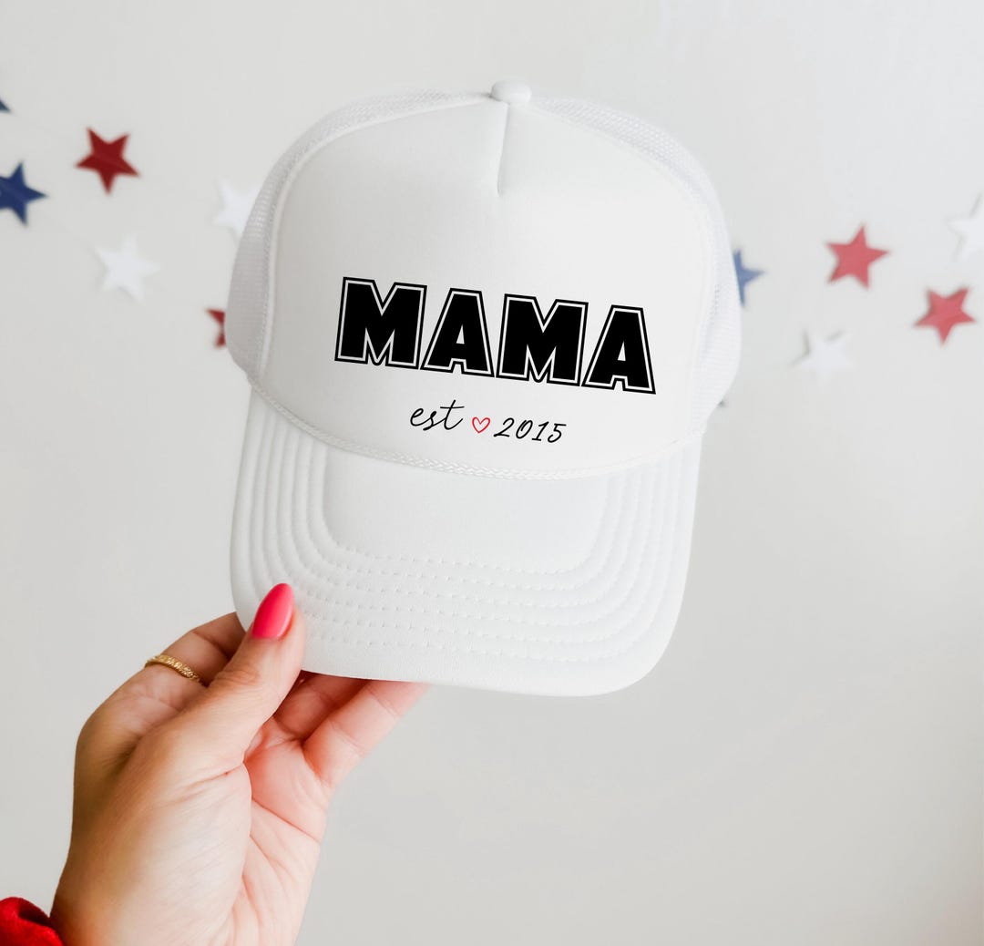 Custom Mama Caps, New Mom Hat, Personalized Gift Cap, Snapback Hats ...