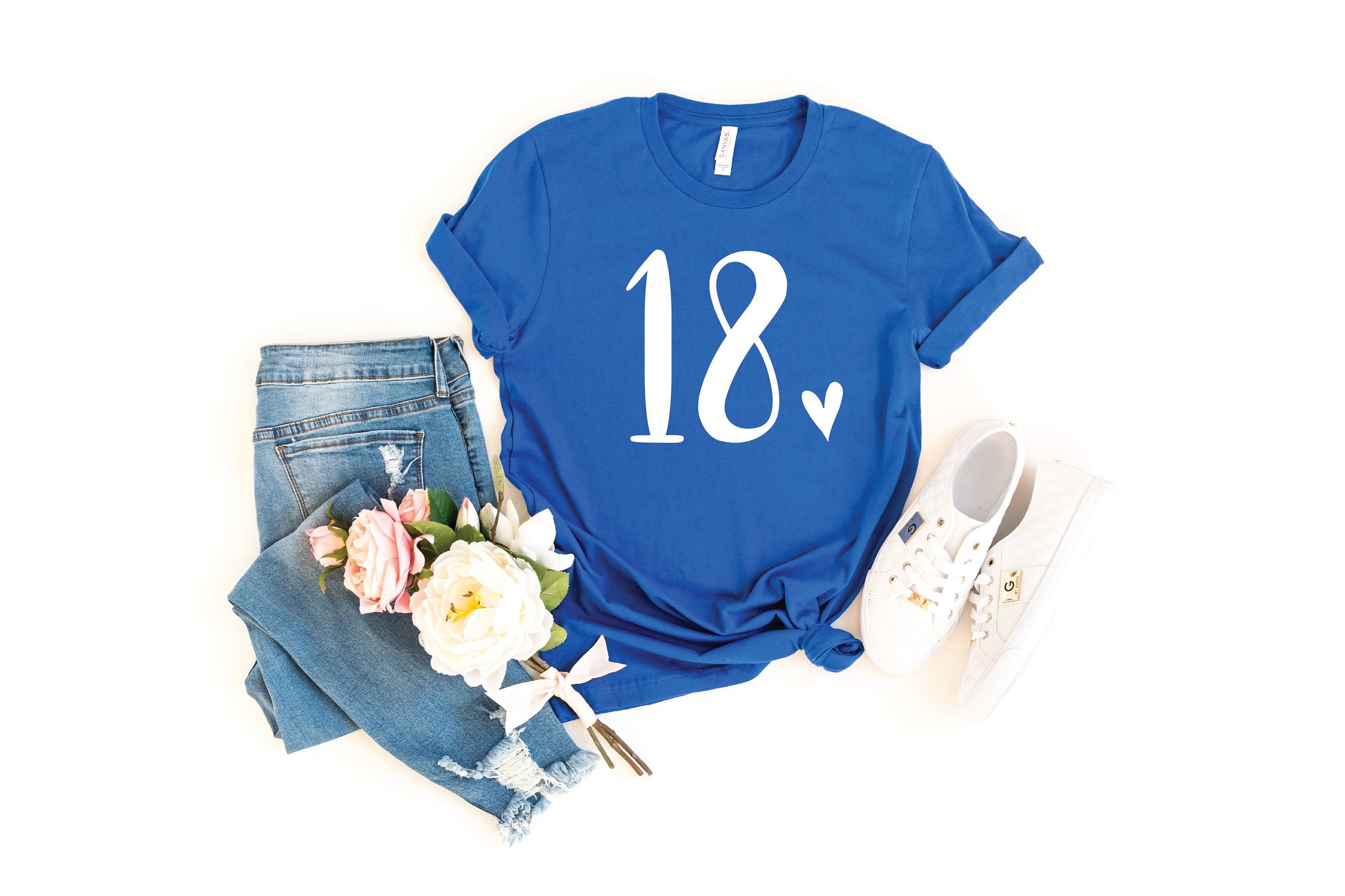 18 Birthday Shirt 18th Birthday Shirt Eighteenth Birthday | Etsy