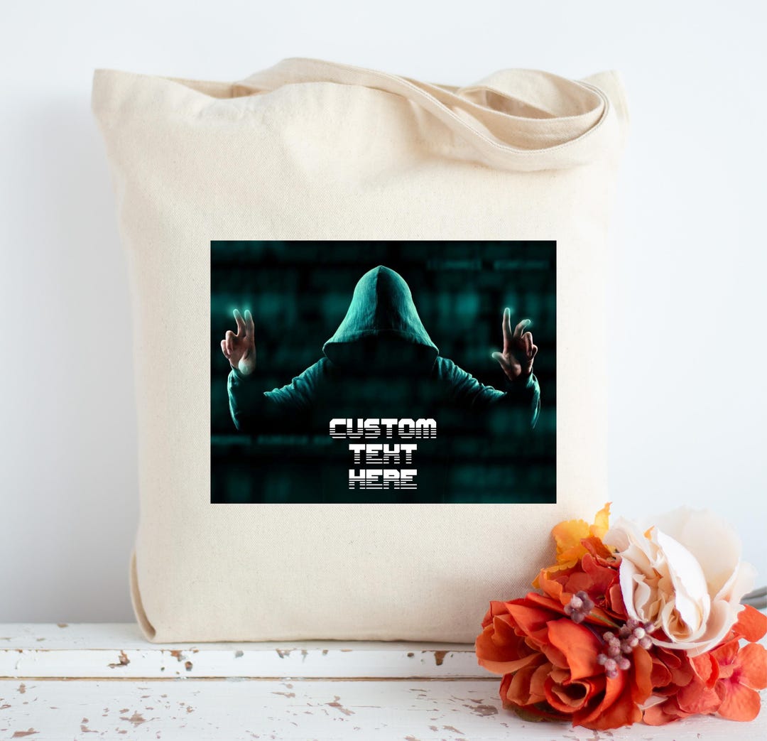 Custom Cyber Security Tote Bag, Personalized Cybersecurity Bag, Funny ...