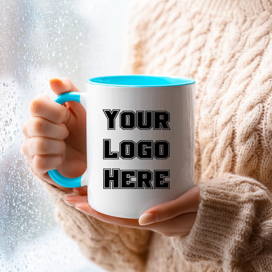 Custom Logo Ceramic Mug, Personalized Coffee Mug Gift, 11oz/15oz - Etsy