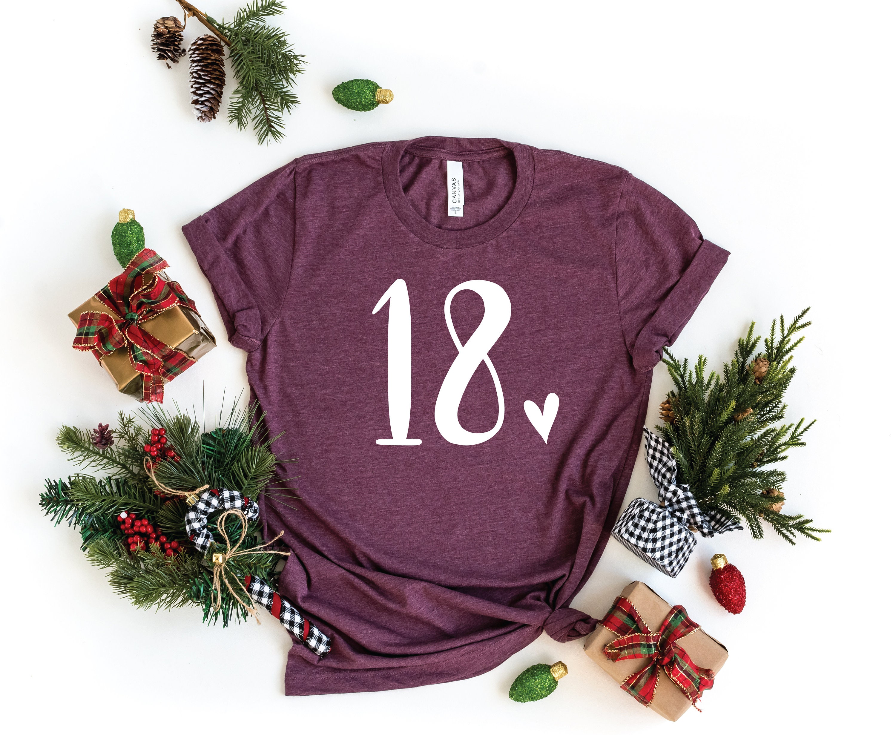 18 Birthday Shirt 18th Birthday Shirt Eighteenth Birthday | Etsy