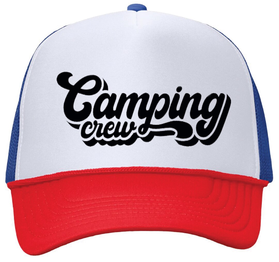 Camping Crew Foam Trucker Hat, Camping Crew Cap, Unisex Foam Trucker ...
