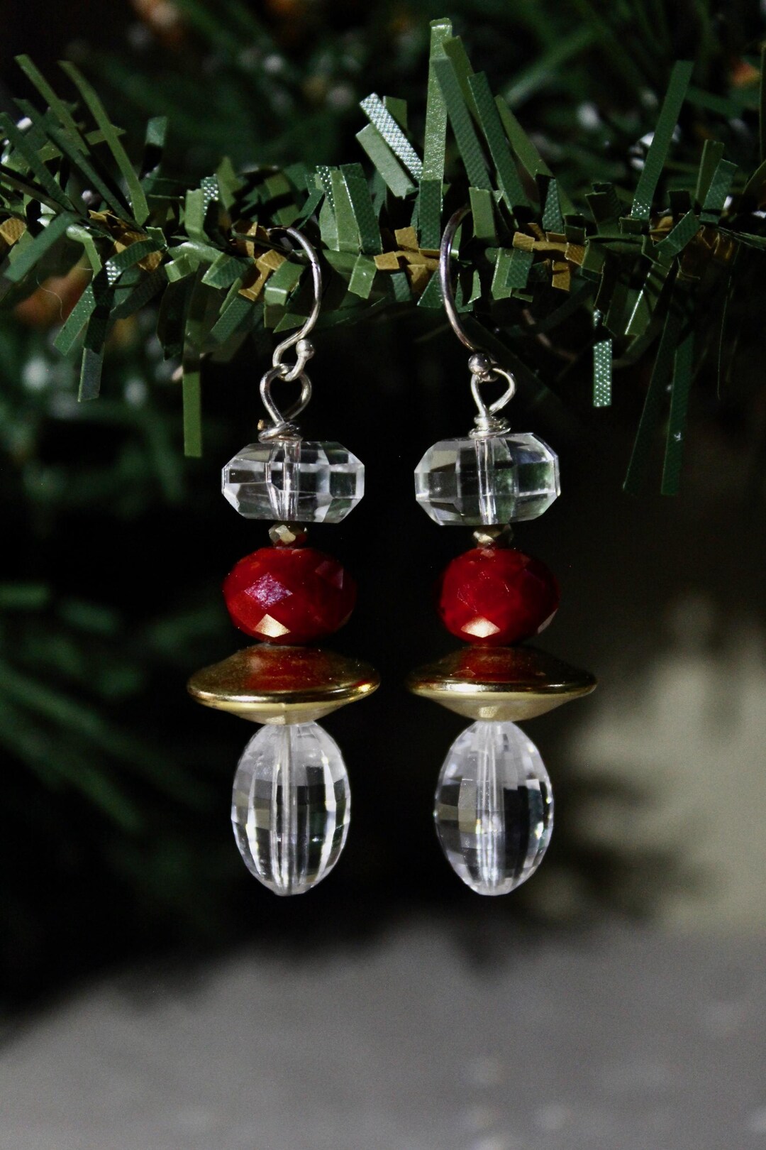 Crystal, Red, Gold - Etsy