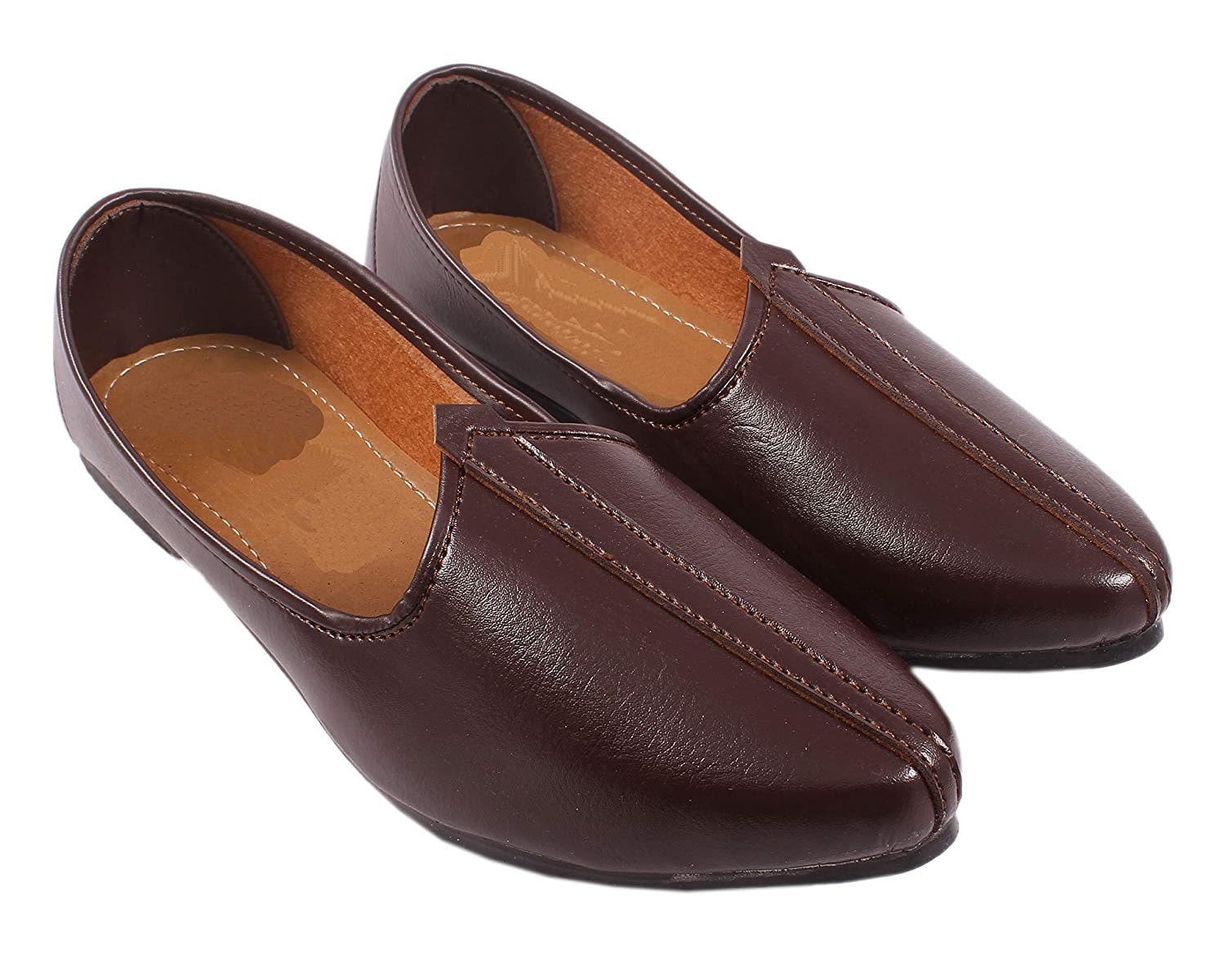 Rajasthani Juti for Men Brown - Etsy