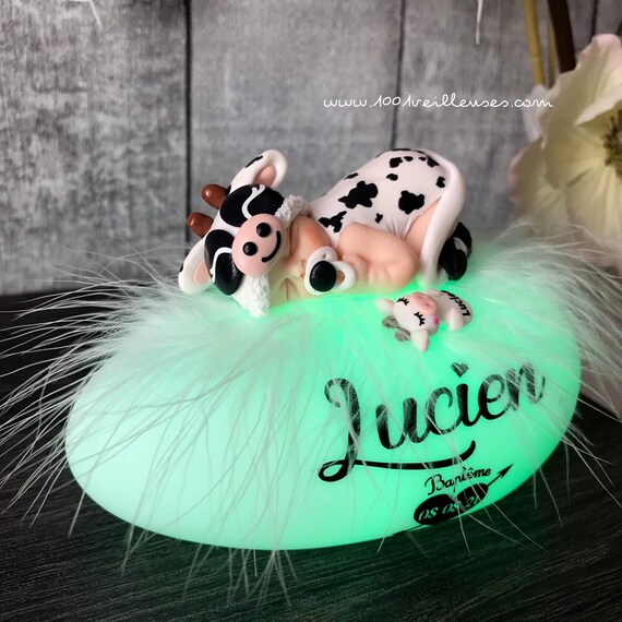 Cow Cow Bebe Night Light Led Lamp Personalized Night Light - Etsy Norway