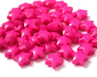 Hot Pink Beads | Etsy