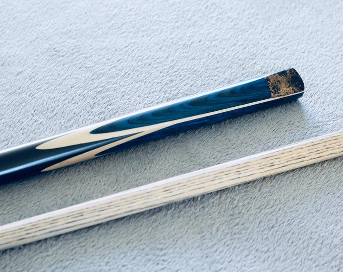 Two Piece Red and Blue Details With Wrap Pool Cue Stick With Custom ...