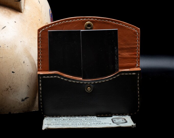 Welding Hood Leather Lens Case, Welding Lense Case, Welder Filter Plate ...