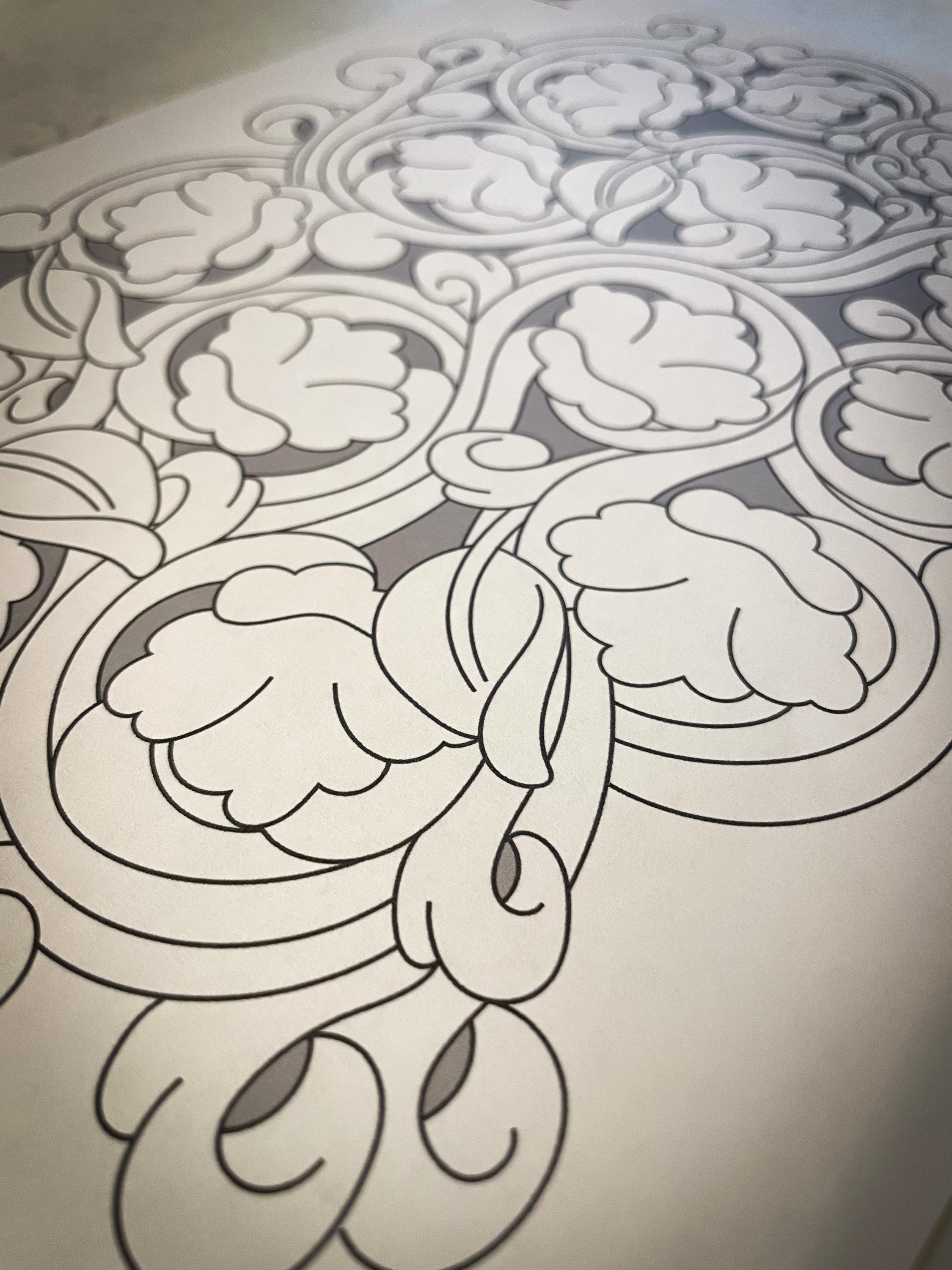 Western Floral Leather Tooling Pattern, Leatherwork Carving Pattern ...