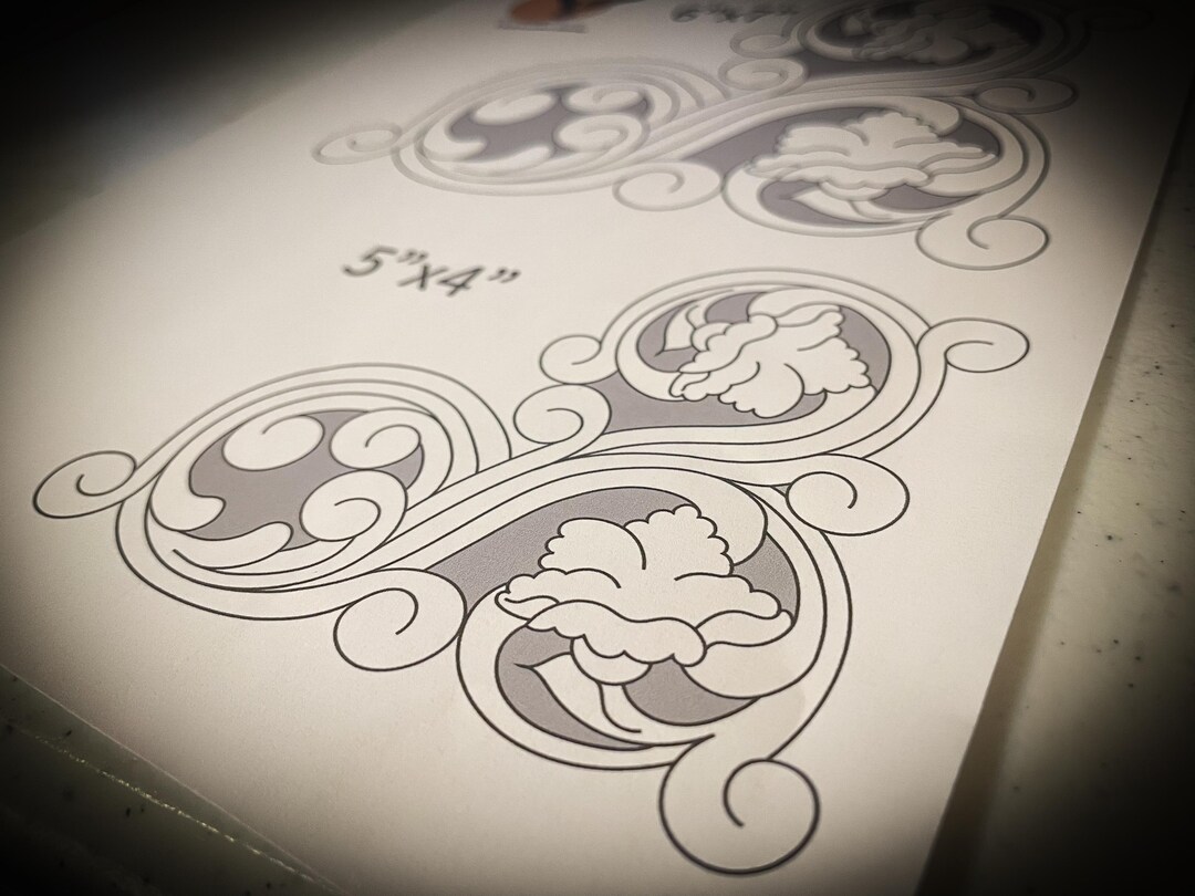 Corner Tooling Pattern, Corner Design Pattern, Sheridan Floral Design ...