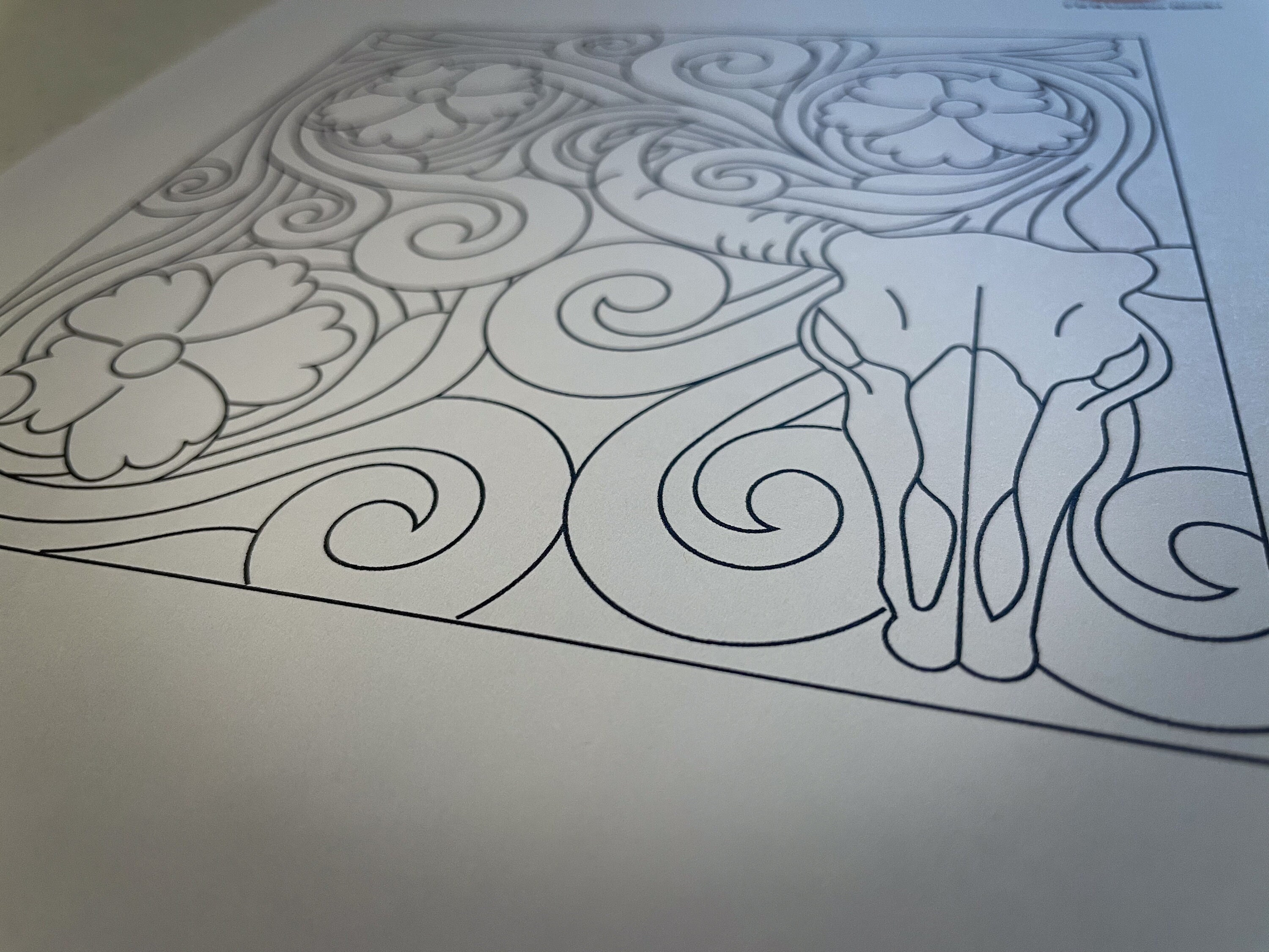 Roper Wallet Leather Tooling Pattern, Western Floral Bull Skull Pattern ...