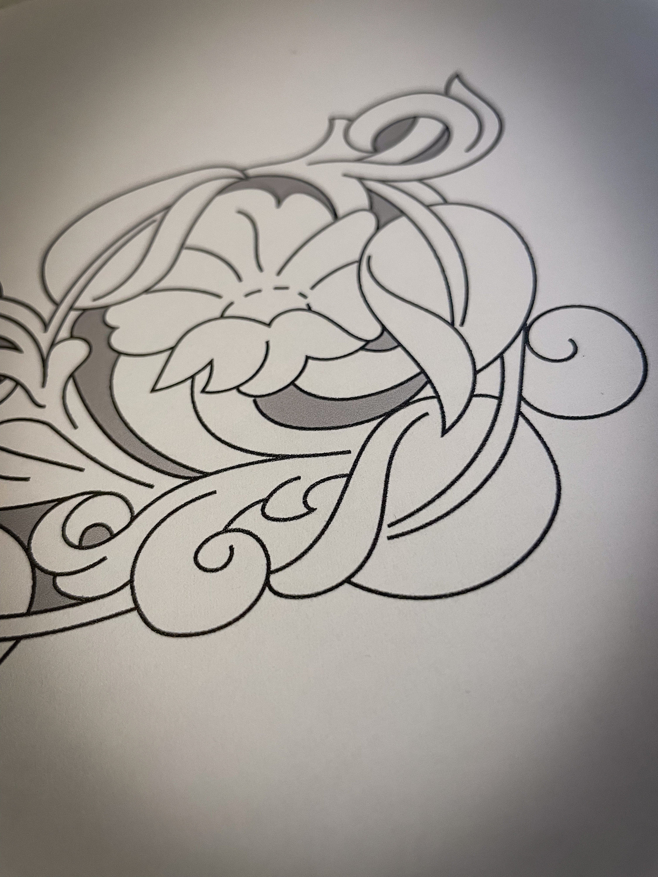 Wallet Tooling Pattern | Wallet Design Pattern | Sheridan Floral Design ...